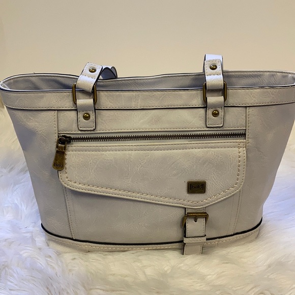 Bolo | Bags | Bolo White Leather Tote Bag | Poshmark